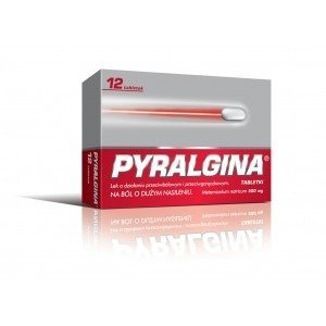 Pyralgina, 500mg, 12 tabletek - Sanfarma
