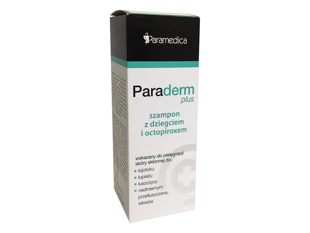 PARADERM PLUS Szamp. p/łupież.dzieg. 150ml - Sanfarma