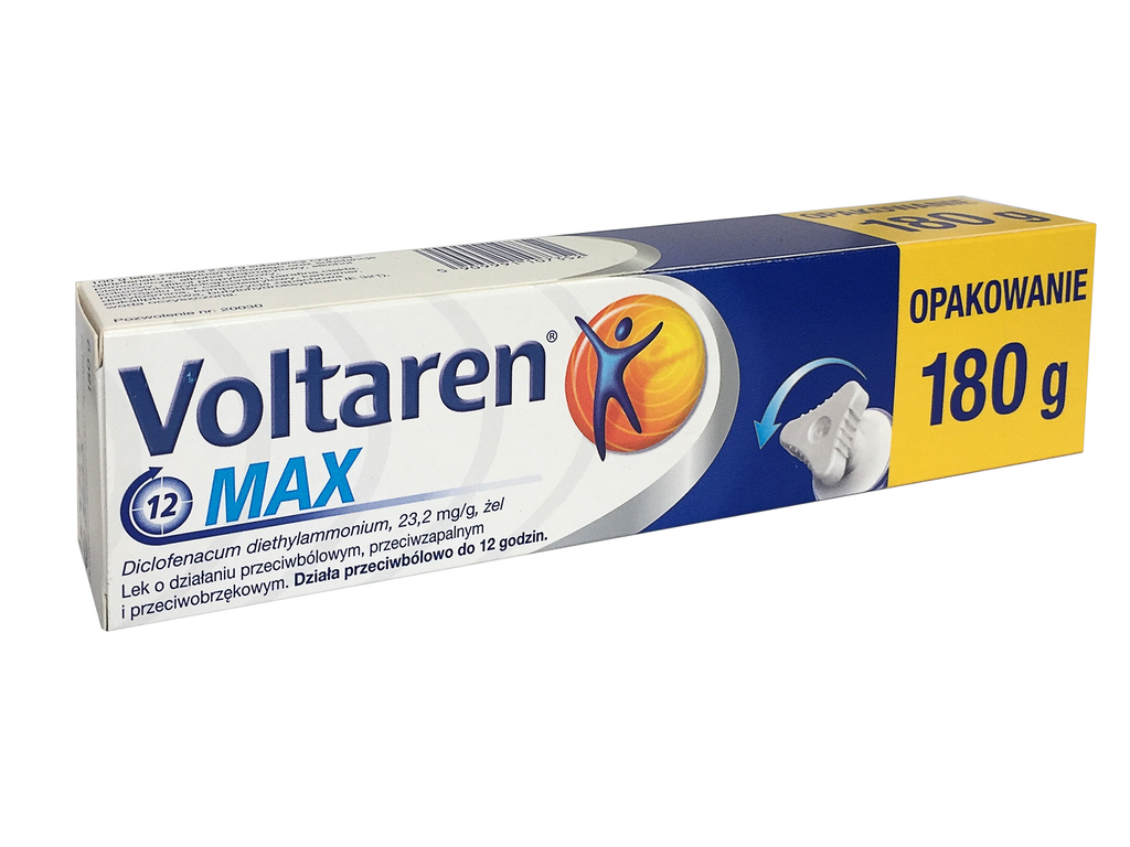 Voltaren MAX żel 180 g - Sanfarma