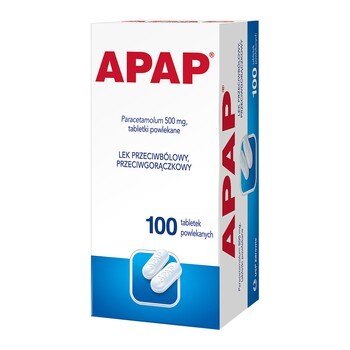 Apap 500mg x 100 tabl. - Sanfarma