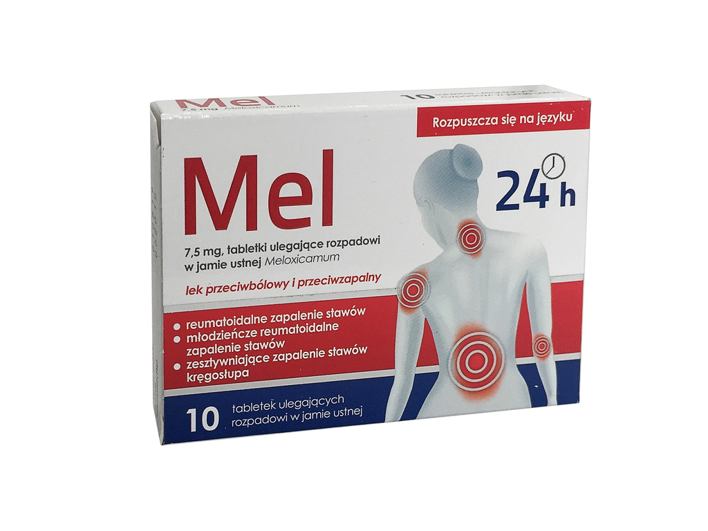 Mel 7,5mg 10tabl.D/rozp.w j.u. - Sanfarma