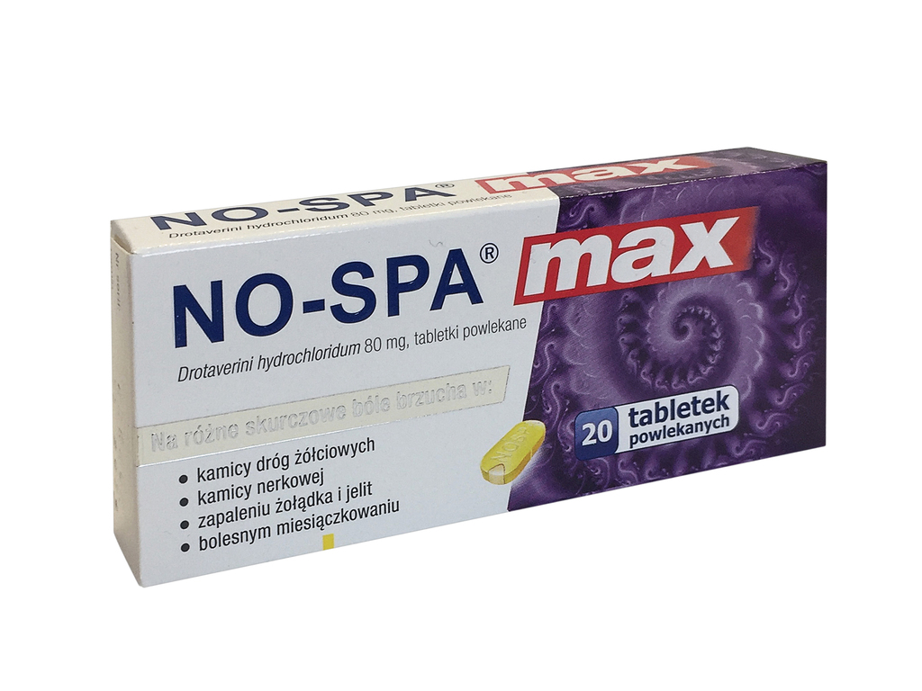 No-Spa MAX (No-Spa Forte) 80mg x 20 tabl - Sanfarma